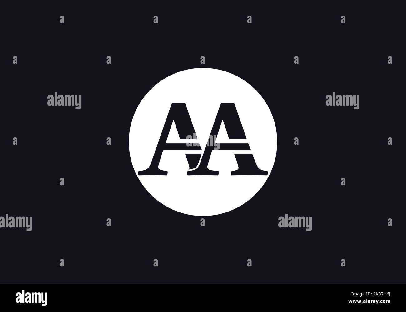 Circle favicon letter Stock Vector Images - Alamy