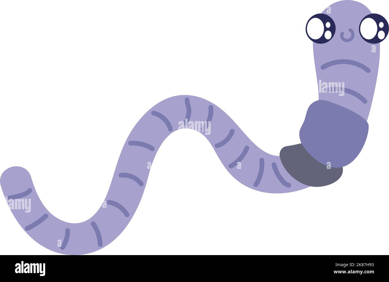 purple worm bug Stock Vector Image & Art - Alamy