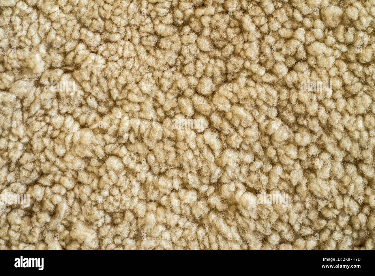 Sheepskin background texture Stock Photo - Alamy