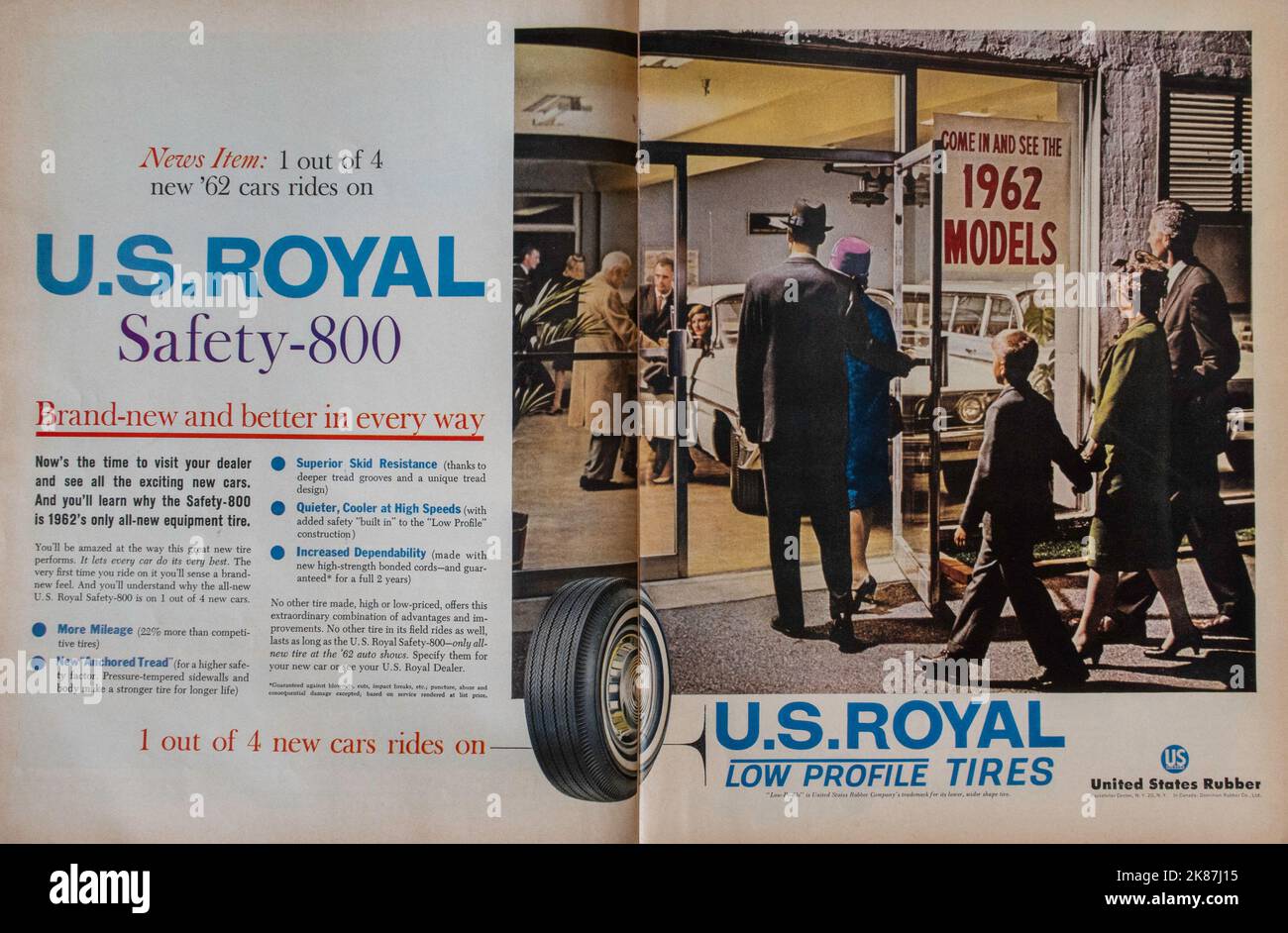 Vintage 20 October 1961 "Life" Magazine Advert, USA Stock Photo - Alamy