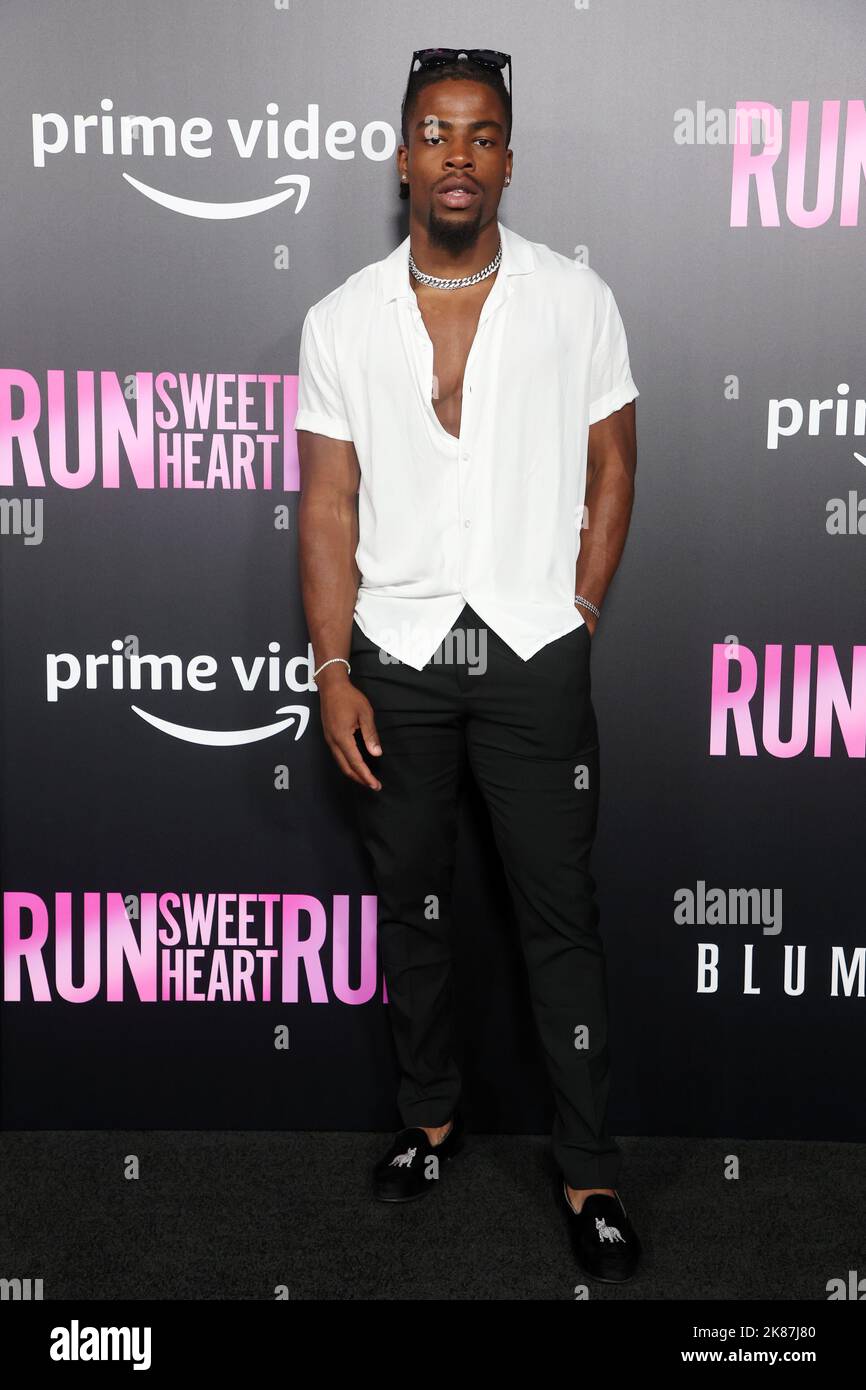 Los Angeles, USA. 20th Oct, 2022. Obi Nnadi, at 'Run Sweetheart Run ...