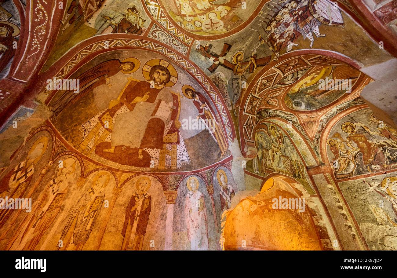 Church with Sandals or Carıklı Kilise, underground church in goreme ...