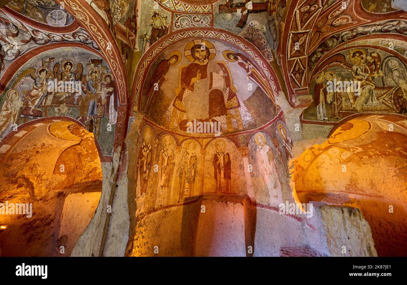 Church with Sandals or Carıklı Kilise, underground church in goreme ...