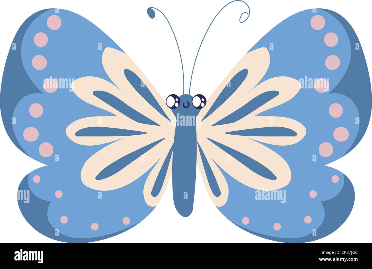 butterfly bug cartoon Stock Vector Image & Art - Alamy