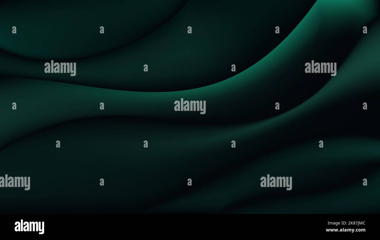 Green fabric cloth satin folded background and texture luxury style. Vector illustration Stock ...