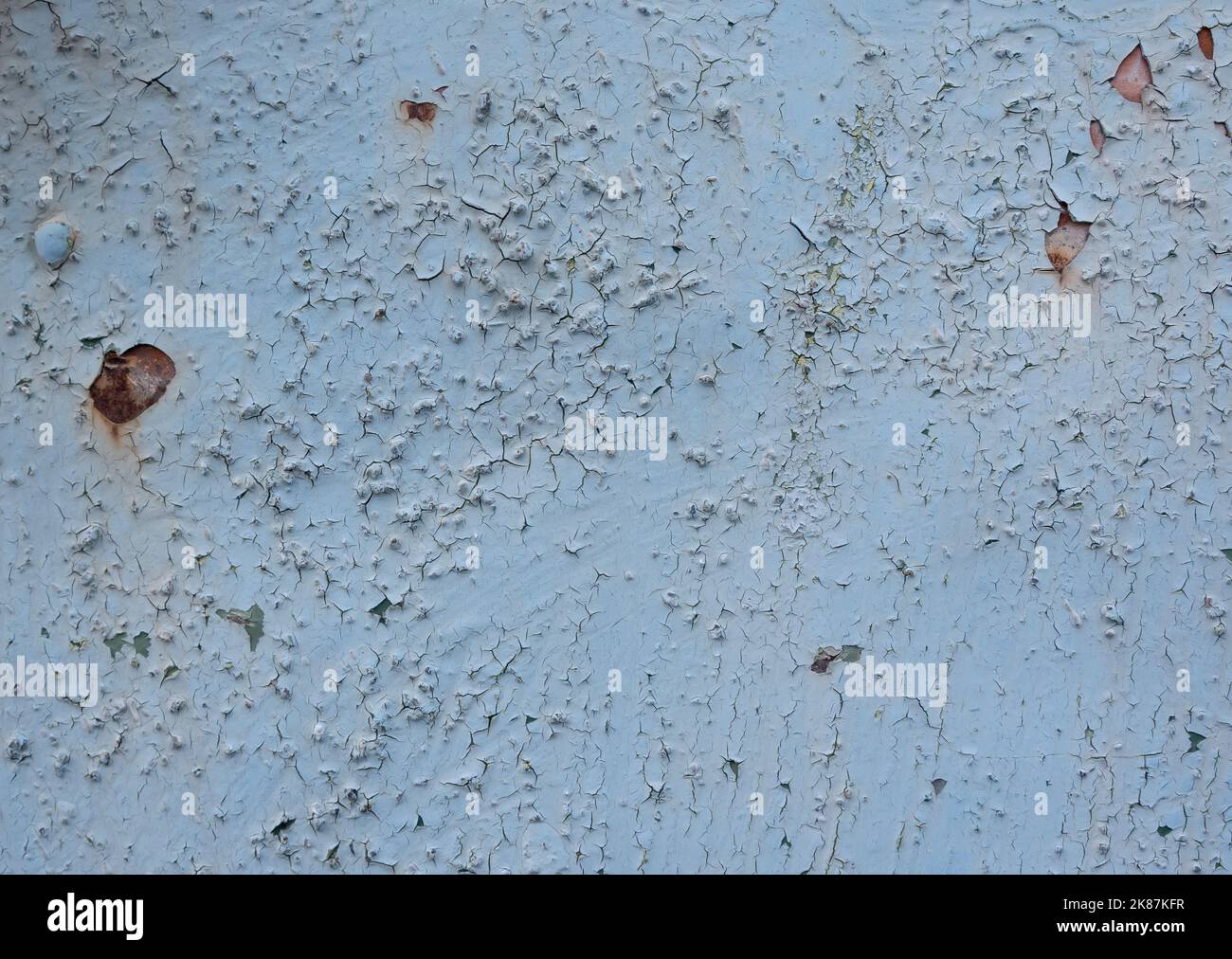 High quality old grunge rusted sheet metal texture painted in blue ...