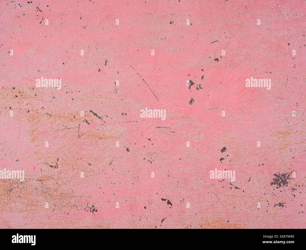 High quality old grunge rusted sheet metal texture painted in pink ...