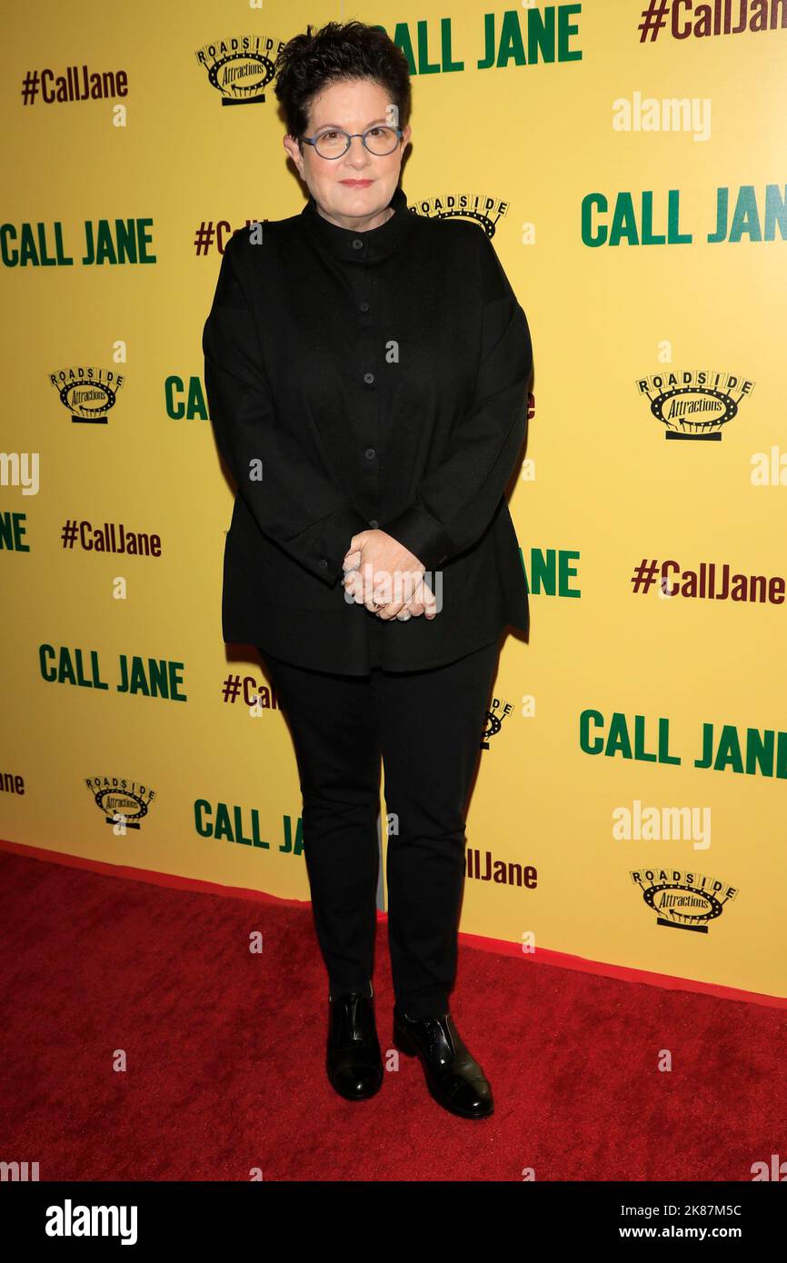 LOS ANGELES - OCT 21: Phyllis Nagy at the Call Jane Premiere at the ...