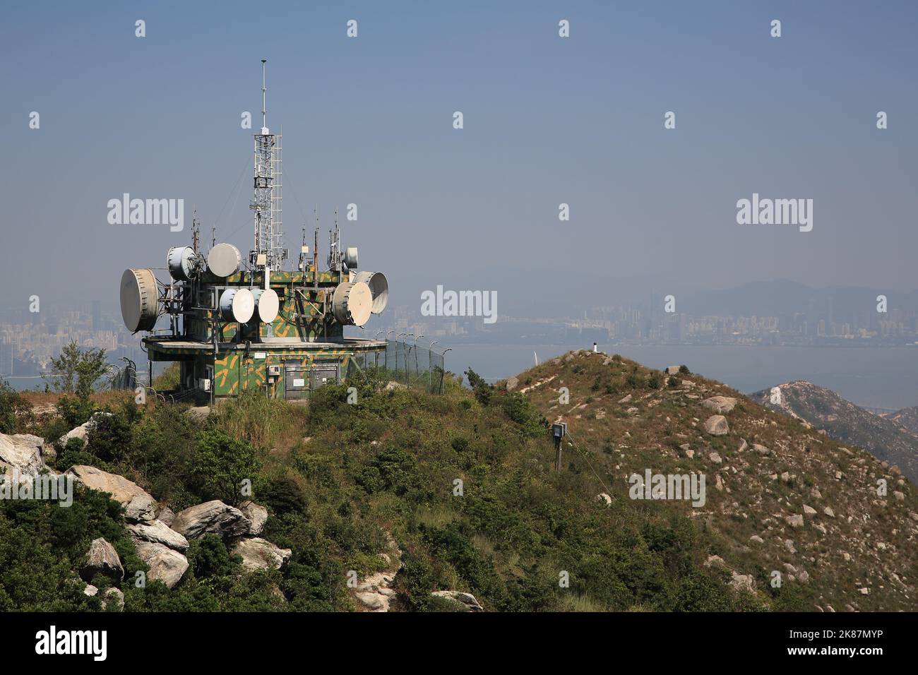 Castle Peak located at west side of New Territories, Hong Kong is one ...