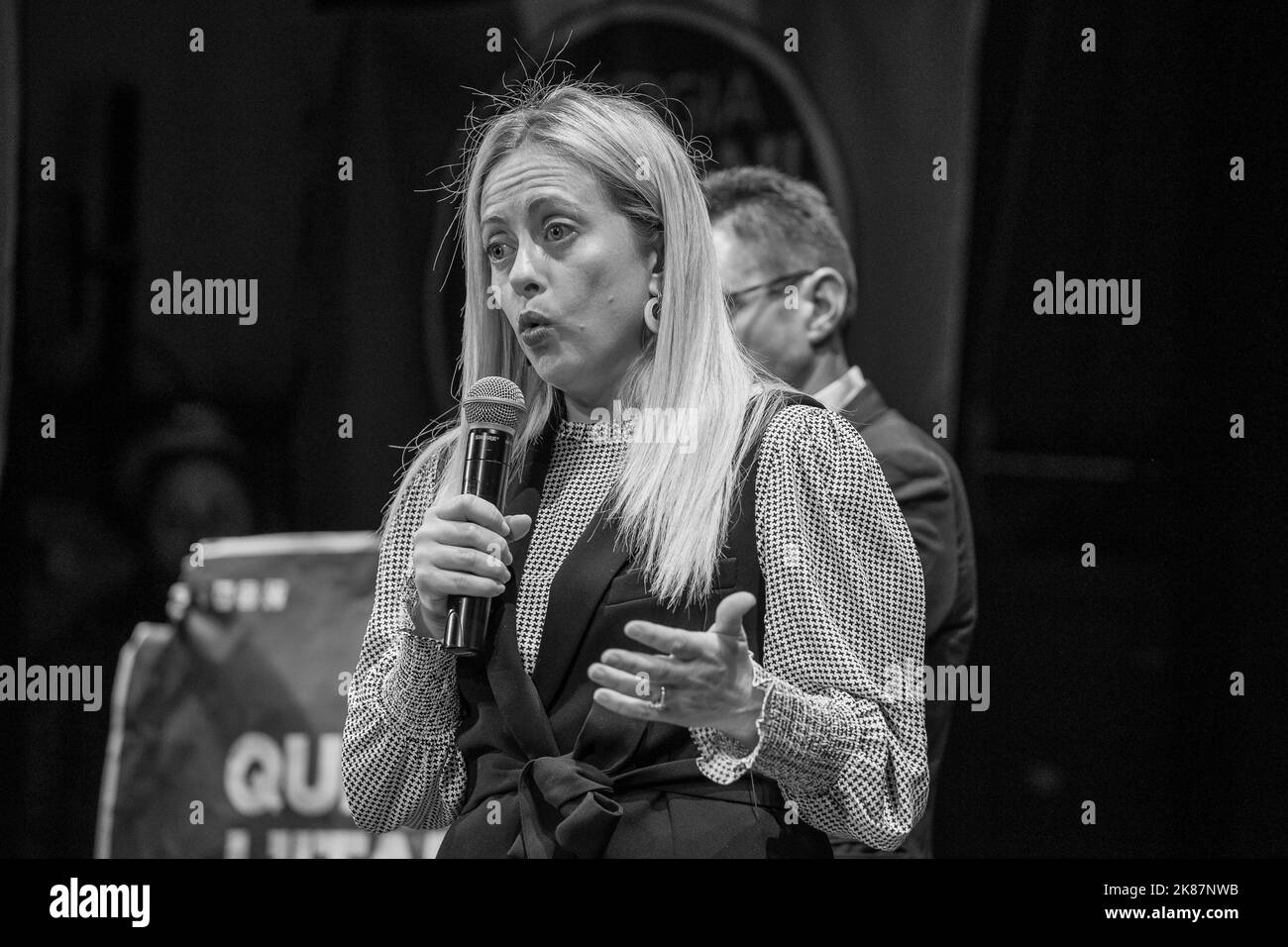 Giorgia meloni government Black and White Stock Photos & Images - Alamy