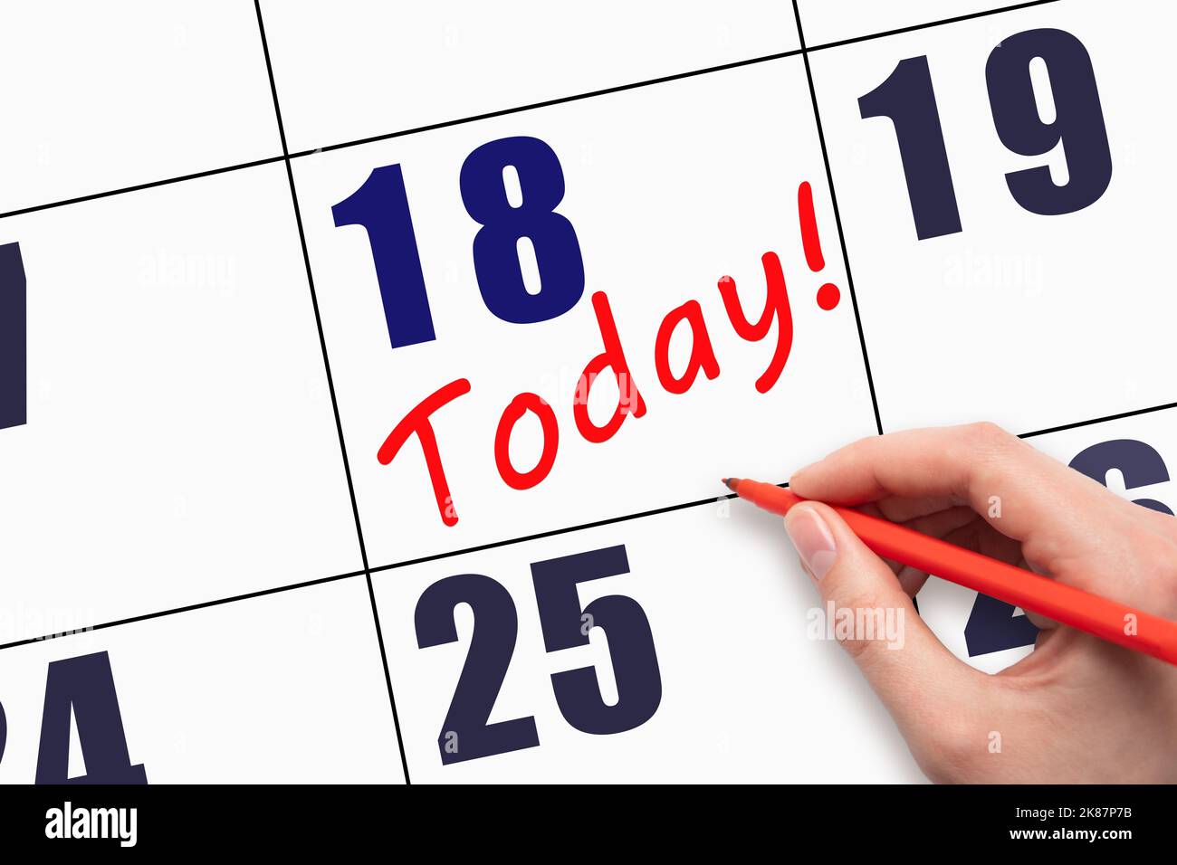 18 today hi-res stock photography and images - Alamy