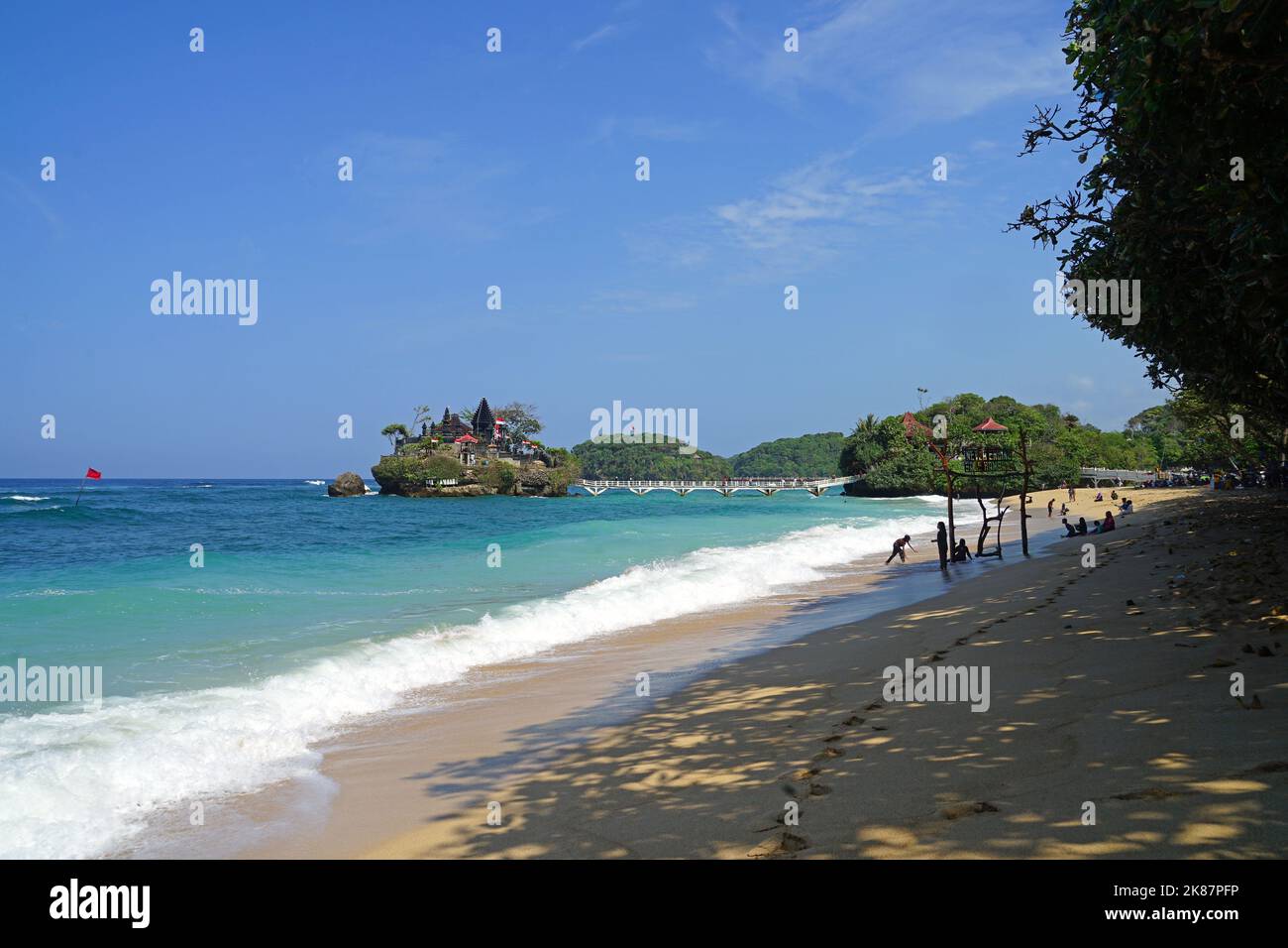 Pantai Balekambang Beach, Malang, East Java, Indonesia Stock Photo - Alamy