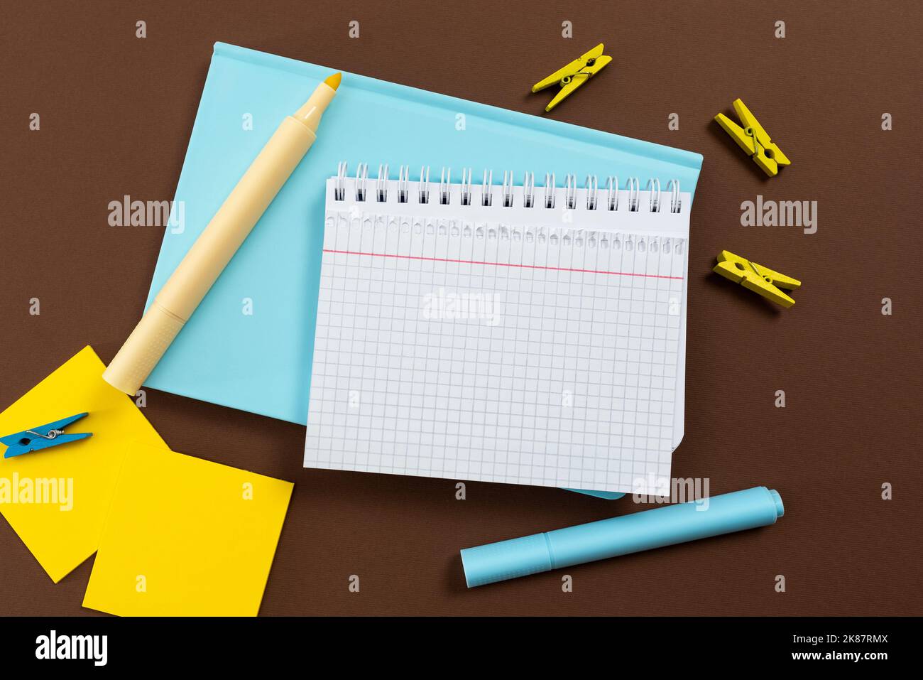 Multiple Assorted Collection Office Stationery Photo With Pens Pencils ...