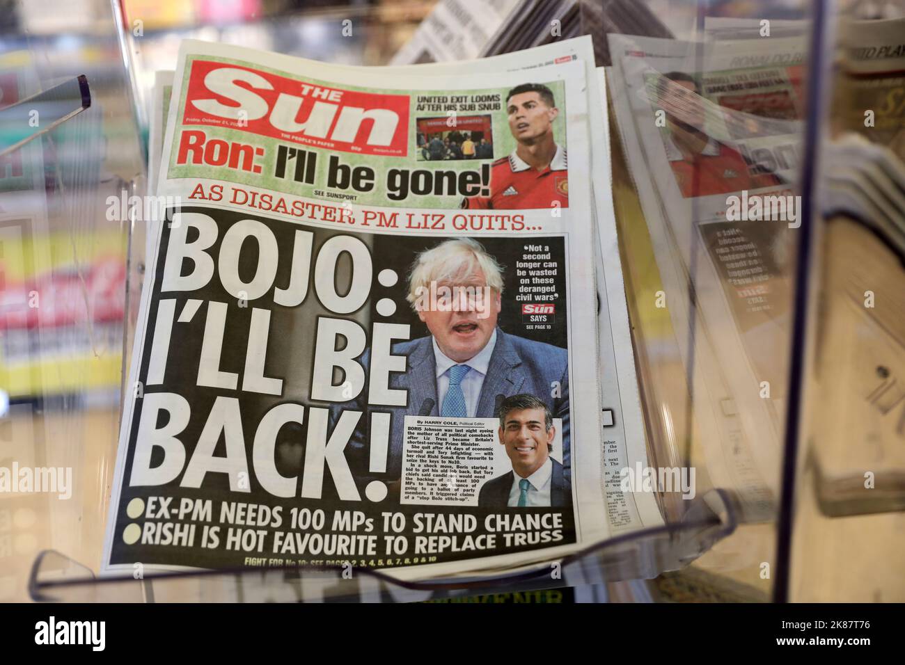 Newspaper front pages liz truss hi-res stock photography and images - Alamy