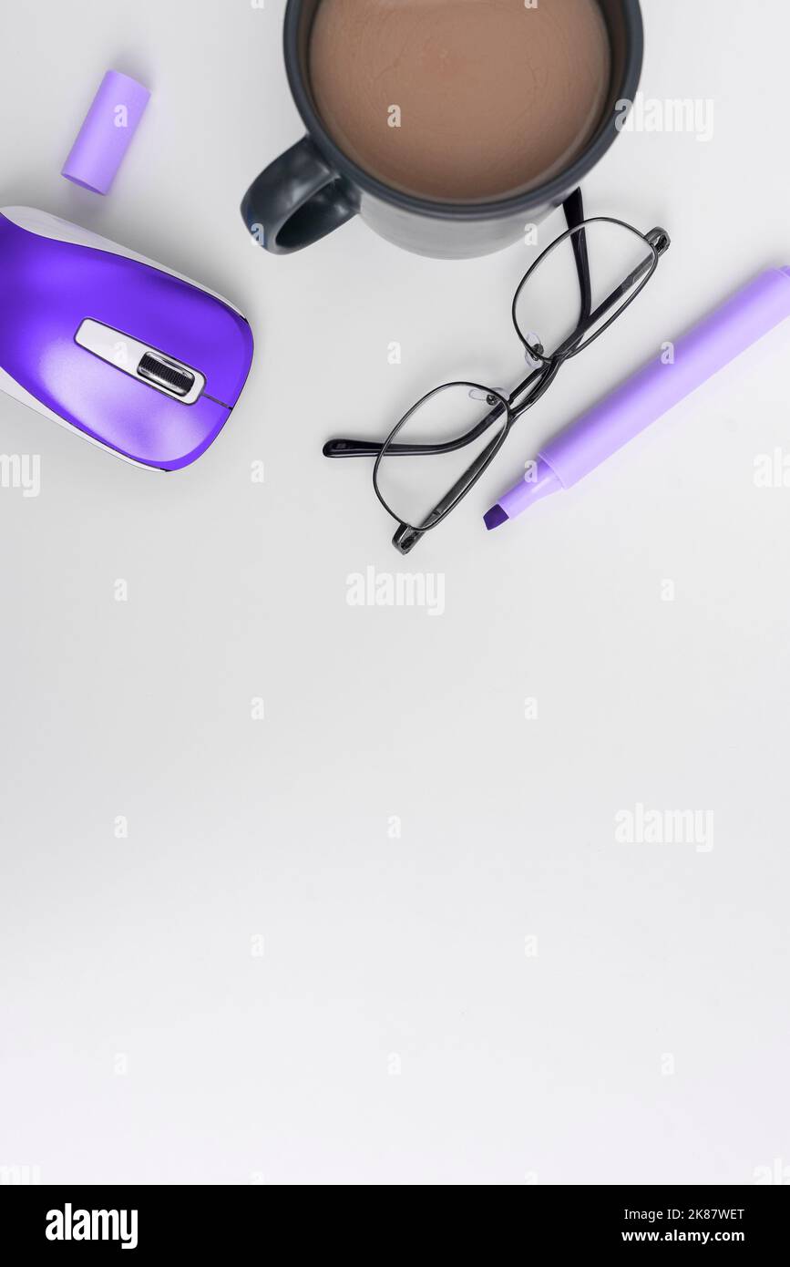 Multiple Assorted Collection Office Stationery Photo With Pens Pencils ...