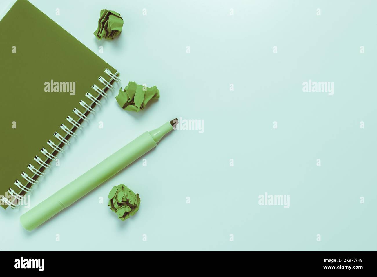 Multiple Assorted Collection Office Stationery Photo With Pens Pencils ...