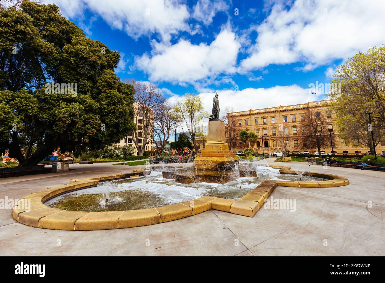 Franklin Square in Hobart Tasmania Australia Stock Photo - Alamy