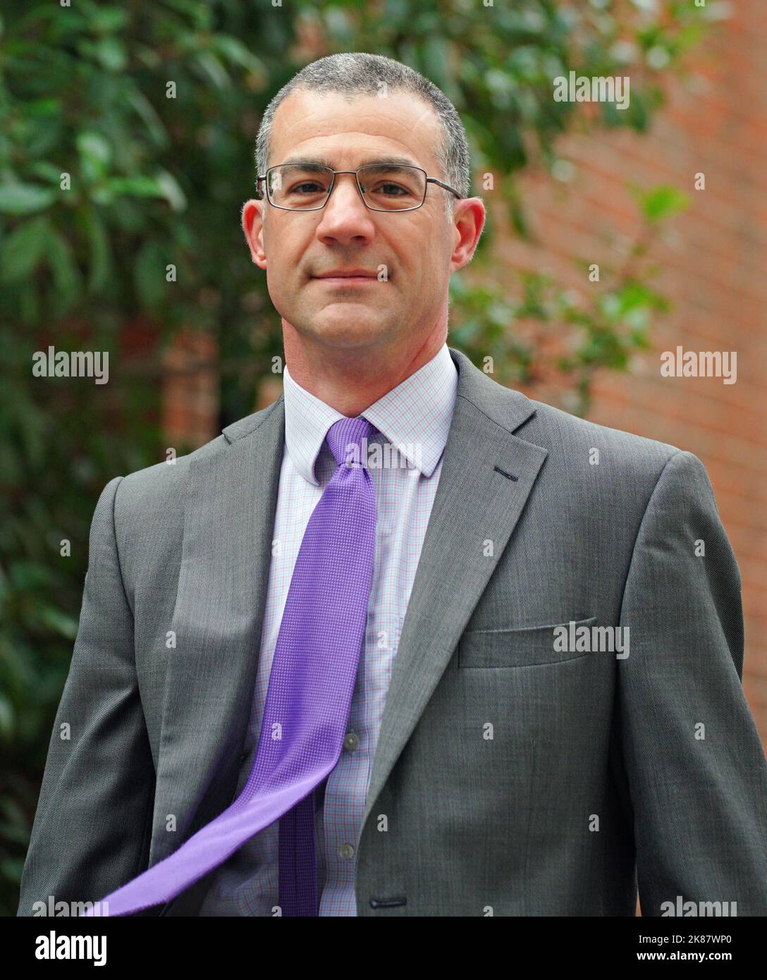 Dr Owen Arthurs, a paediatric radiologist, arrives at Manchester Crown ...