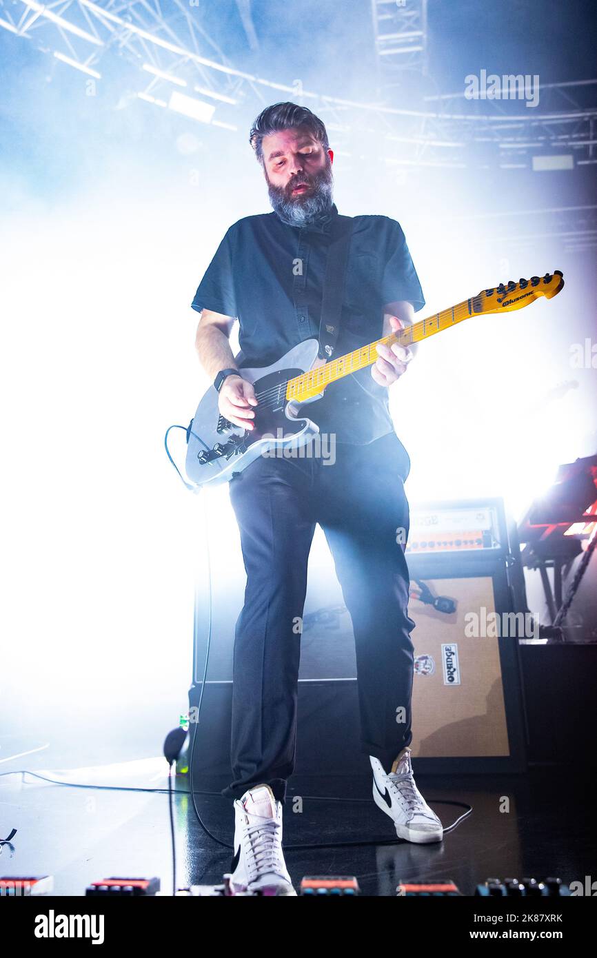 Milan Italy. 20 October 2022. The English rock band EDITORS performs ...