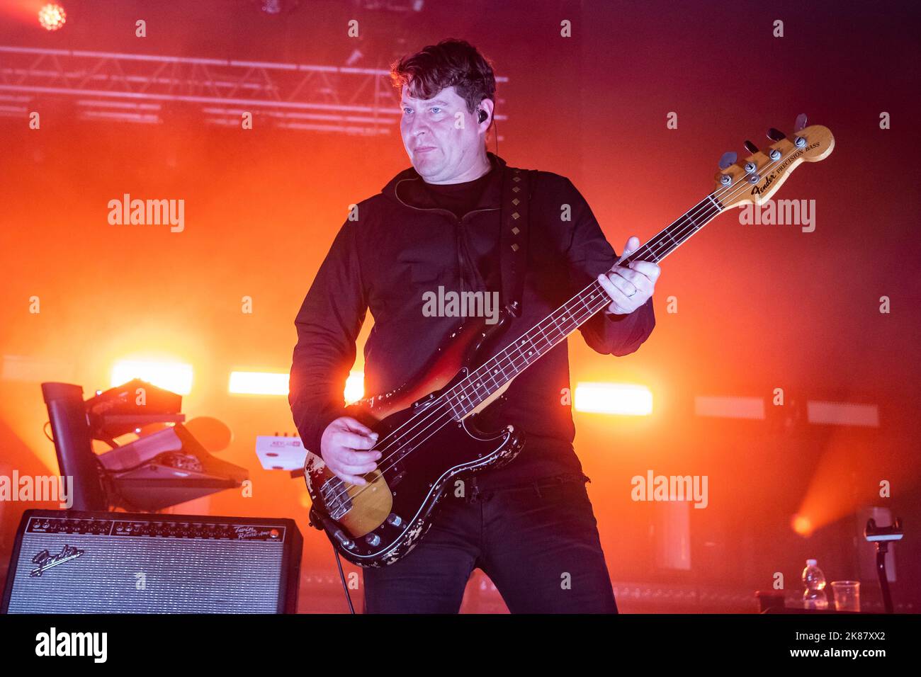 Milan Italy. 20 October 2022. The English rock band EDITORS performs ...
