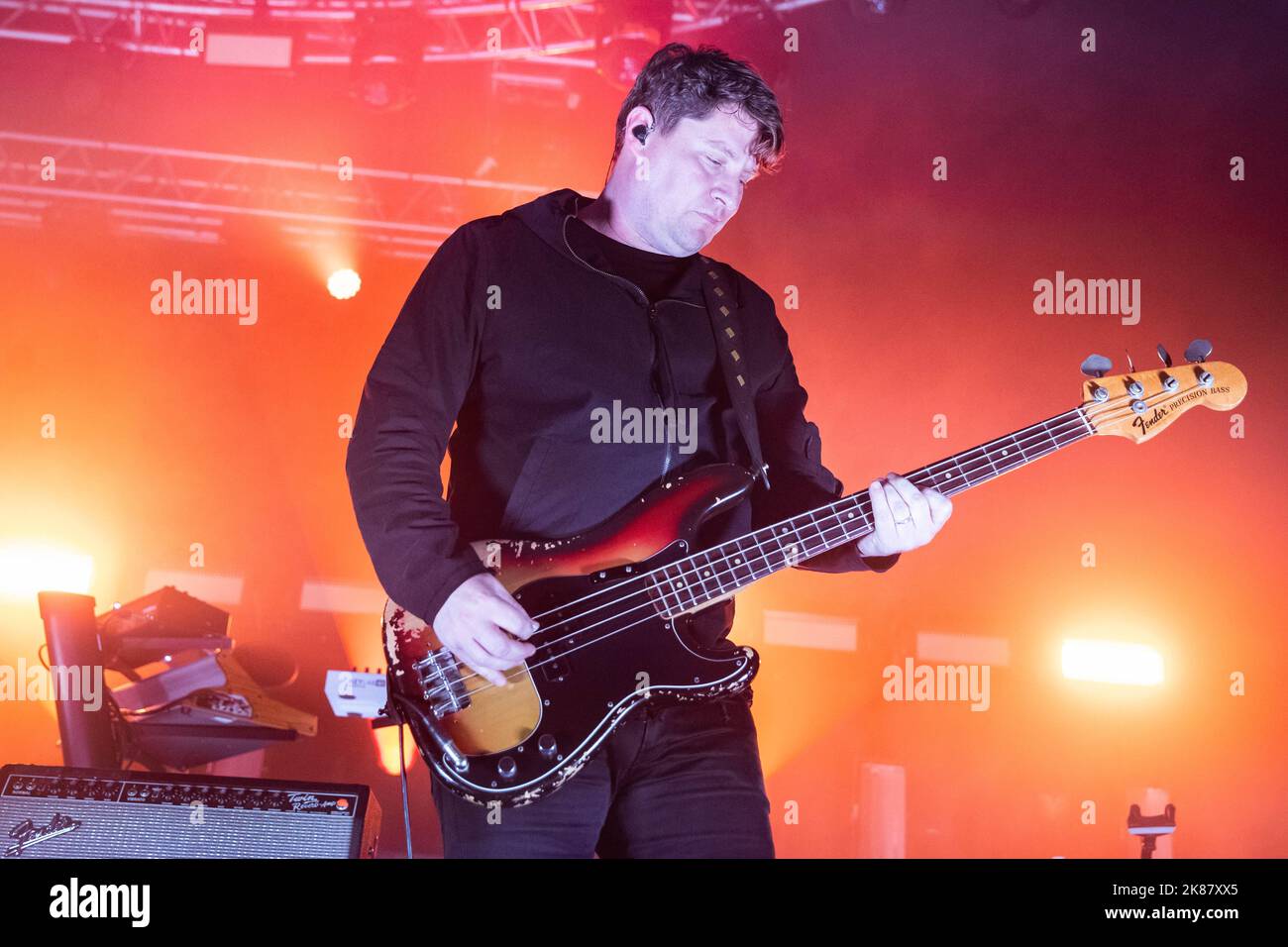 Milan Italy. 20 October 2022. The English rock band EDITORS performs ...