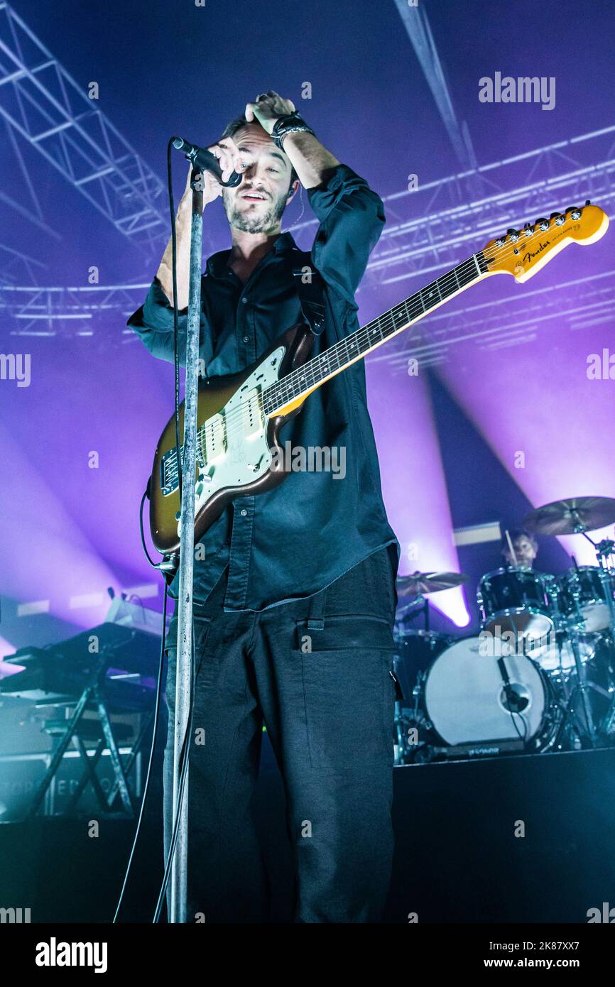 Milan Italy. 20 October 2022. The English rock band EDITORS performs ...