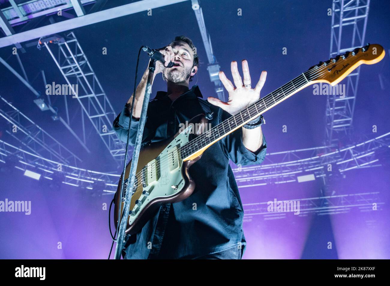 Milan Italy. 20 October 2022. The English rock band EDITORS performs ...