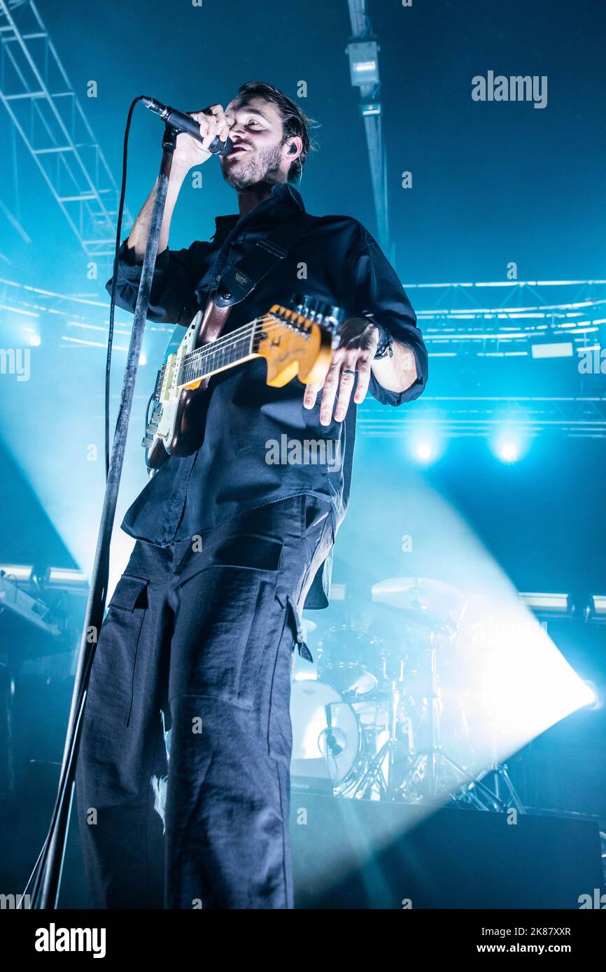 Milan Italy. 20 October 2022. The English rock band EDITORS performs ...