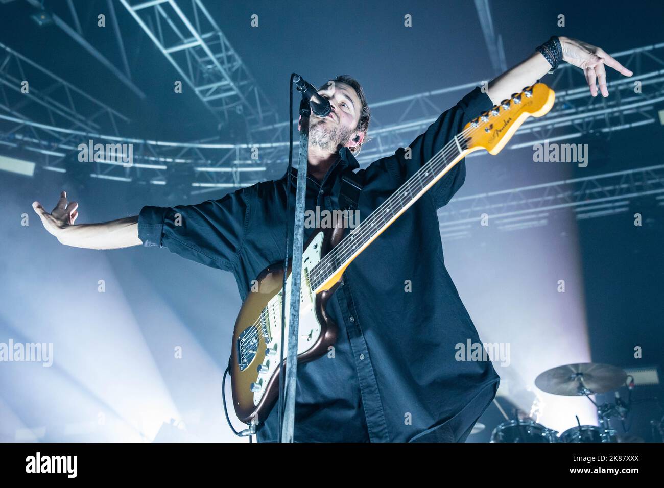 Milan Italy. 20 October 2022. The English rock band EDITORS performs ...