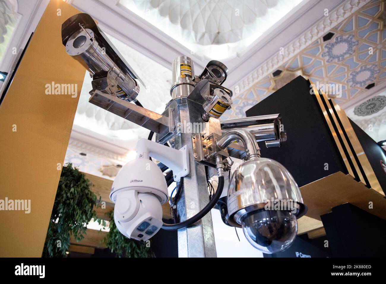 Tehran, Tehran, Iran. 20th Oct, 2022. CCTV cameras at the nineteenth ...