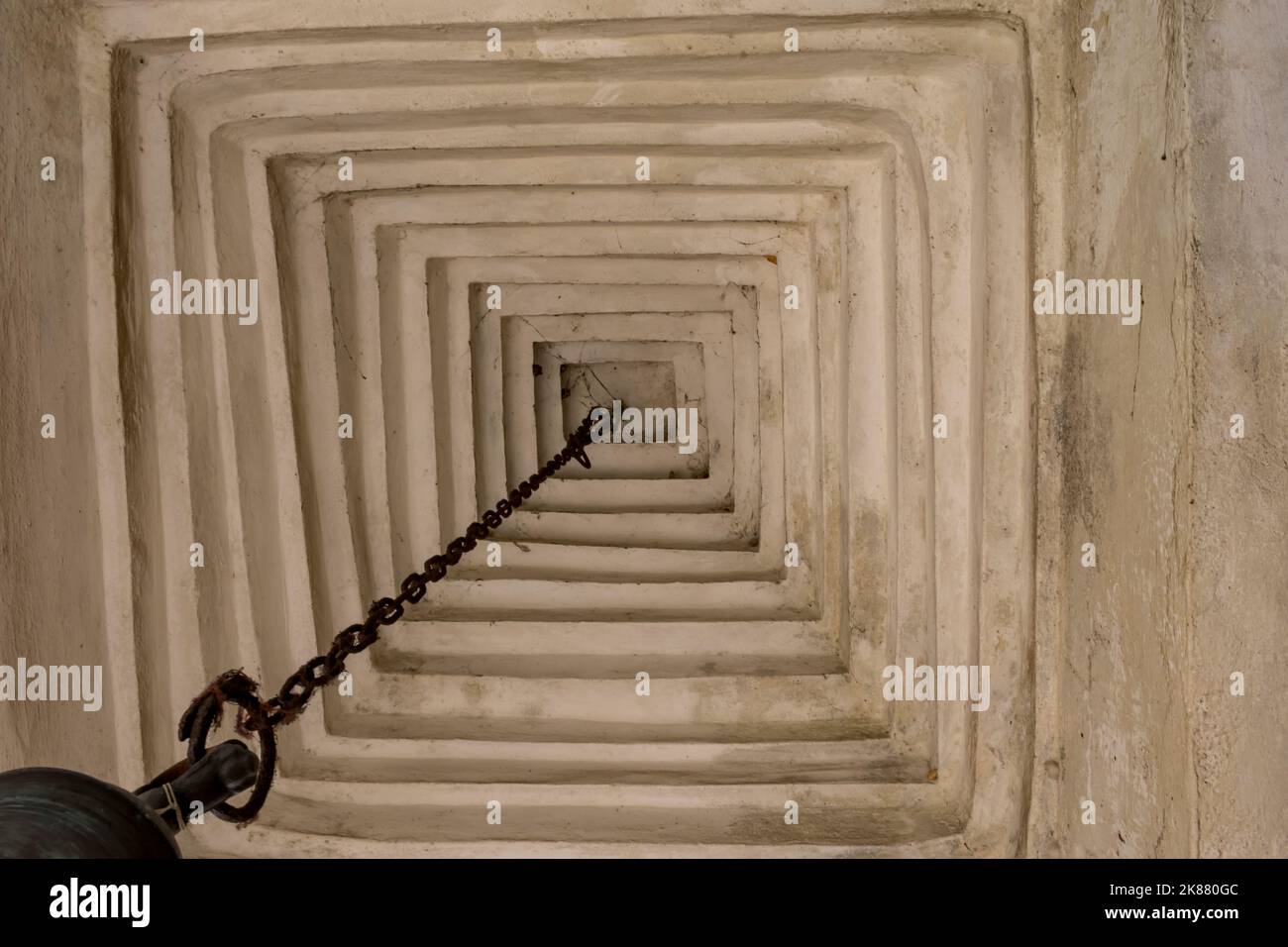 this temple is situated top of a mountain above 200 ft from sea level ...