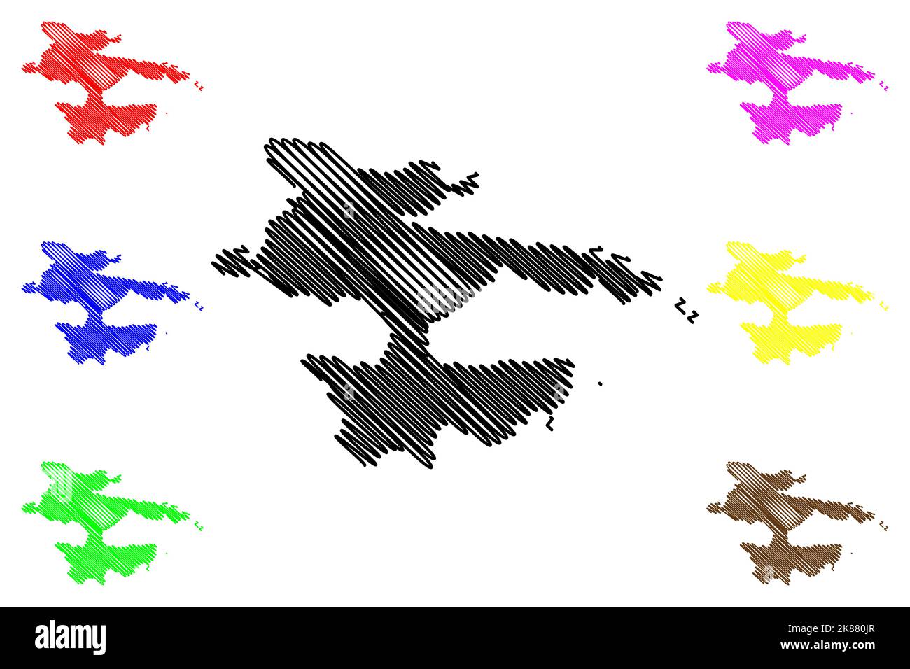 Hebrides map Stock Vector Images - Alamy