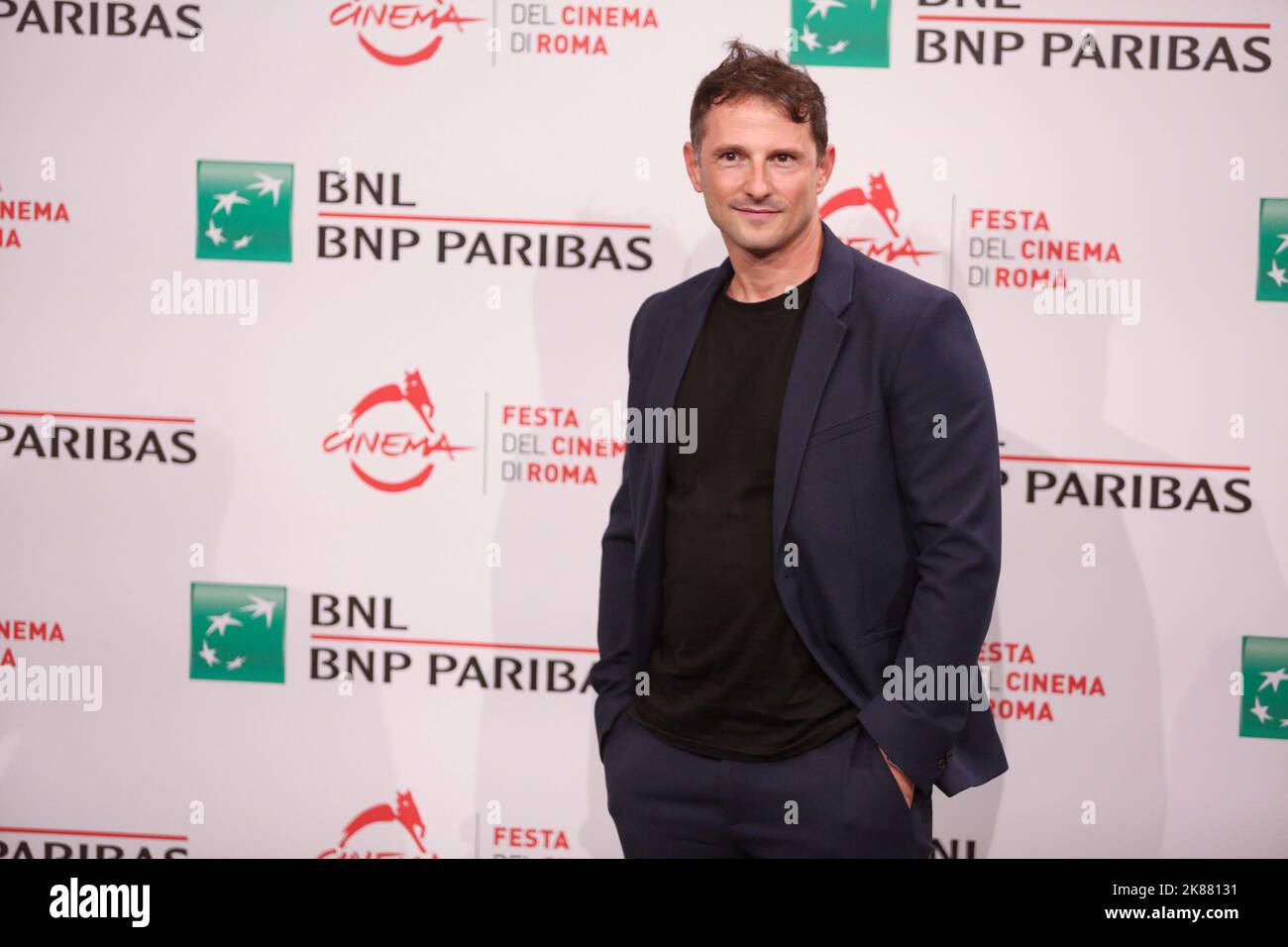 Rome, Italy. 21st Oct, 2022. Alessandro Lucente poses for a photocall ...