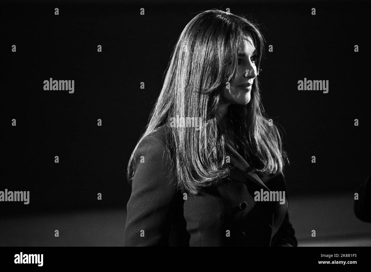 Lyon, France. 21st Oct, 2022. Monica Bellucci holds a masterclass ...