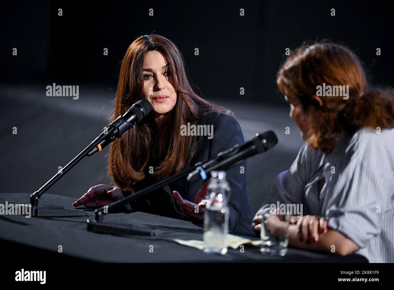 Lyon, France. 21st Oct, 2022. Monica Bellucci holds a masterclass ...
