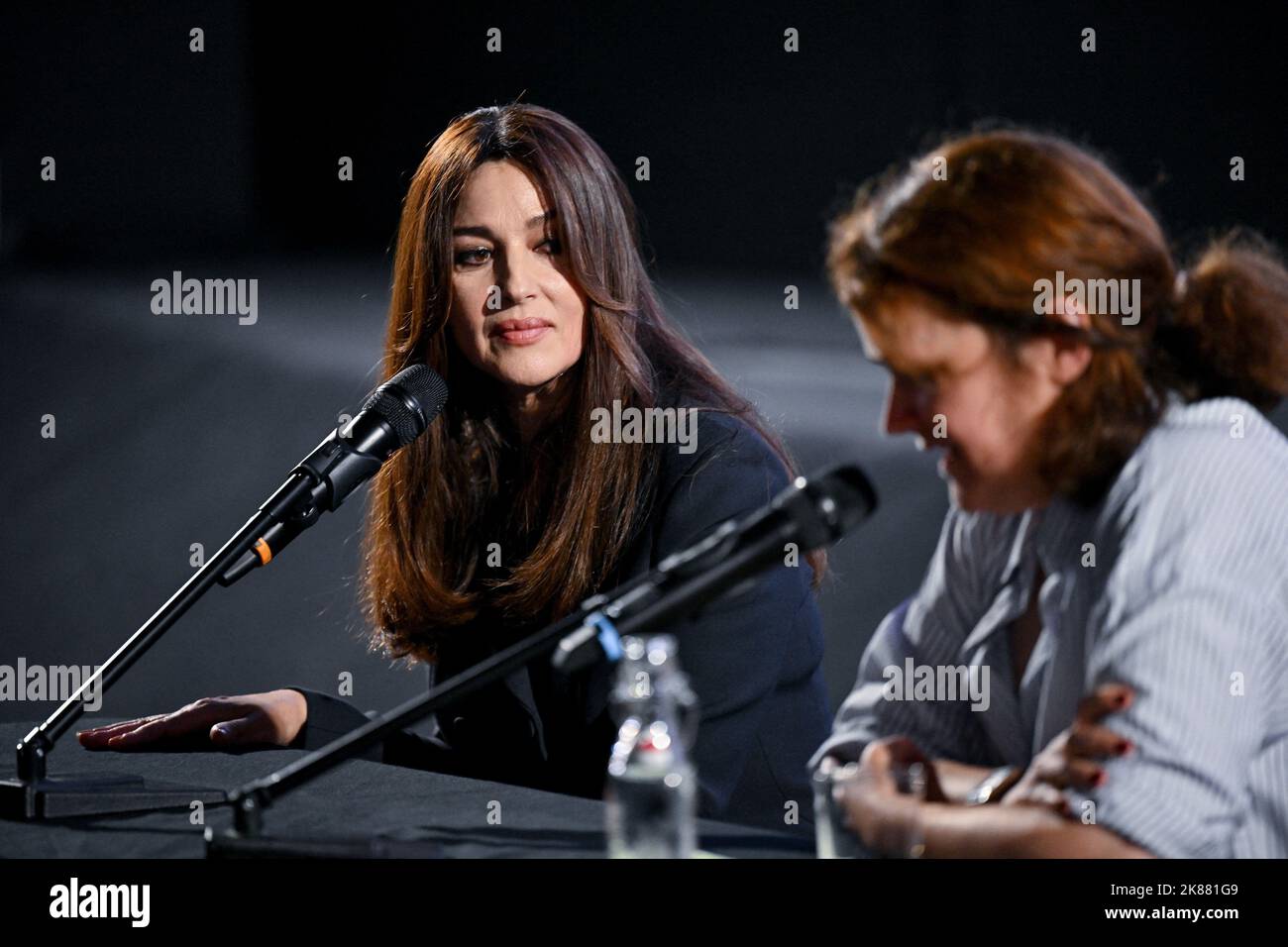 Lyon, France. 21st Oct, 2022. Monica Bellucci holds a masterclass ...