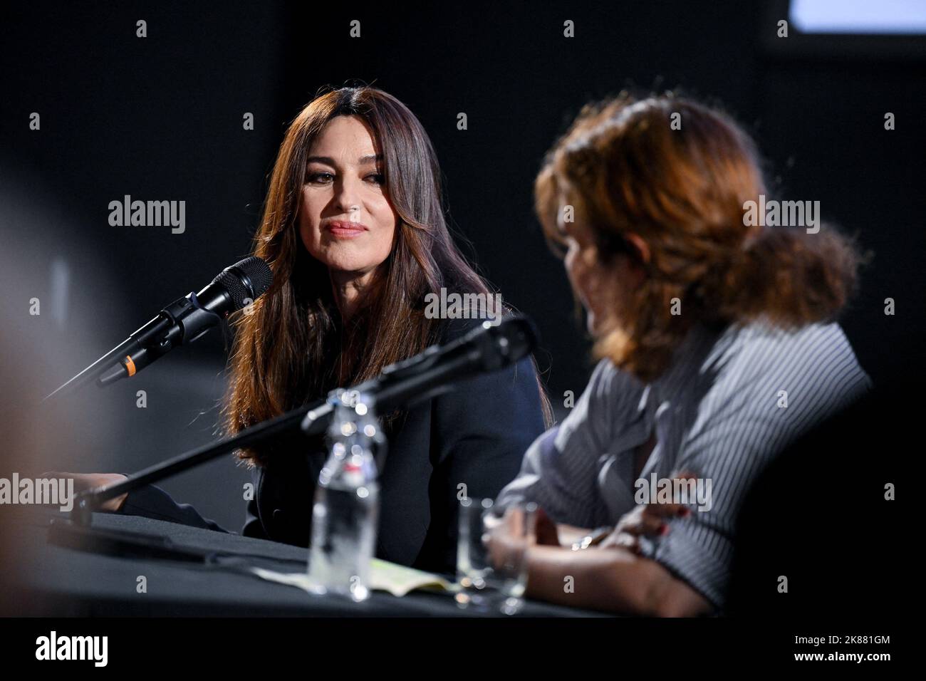 Lyon, France. 21st Oct, 2022. Monica Bellucci holds a masterclass ...