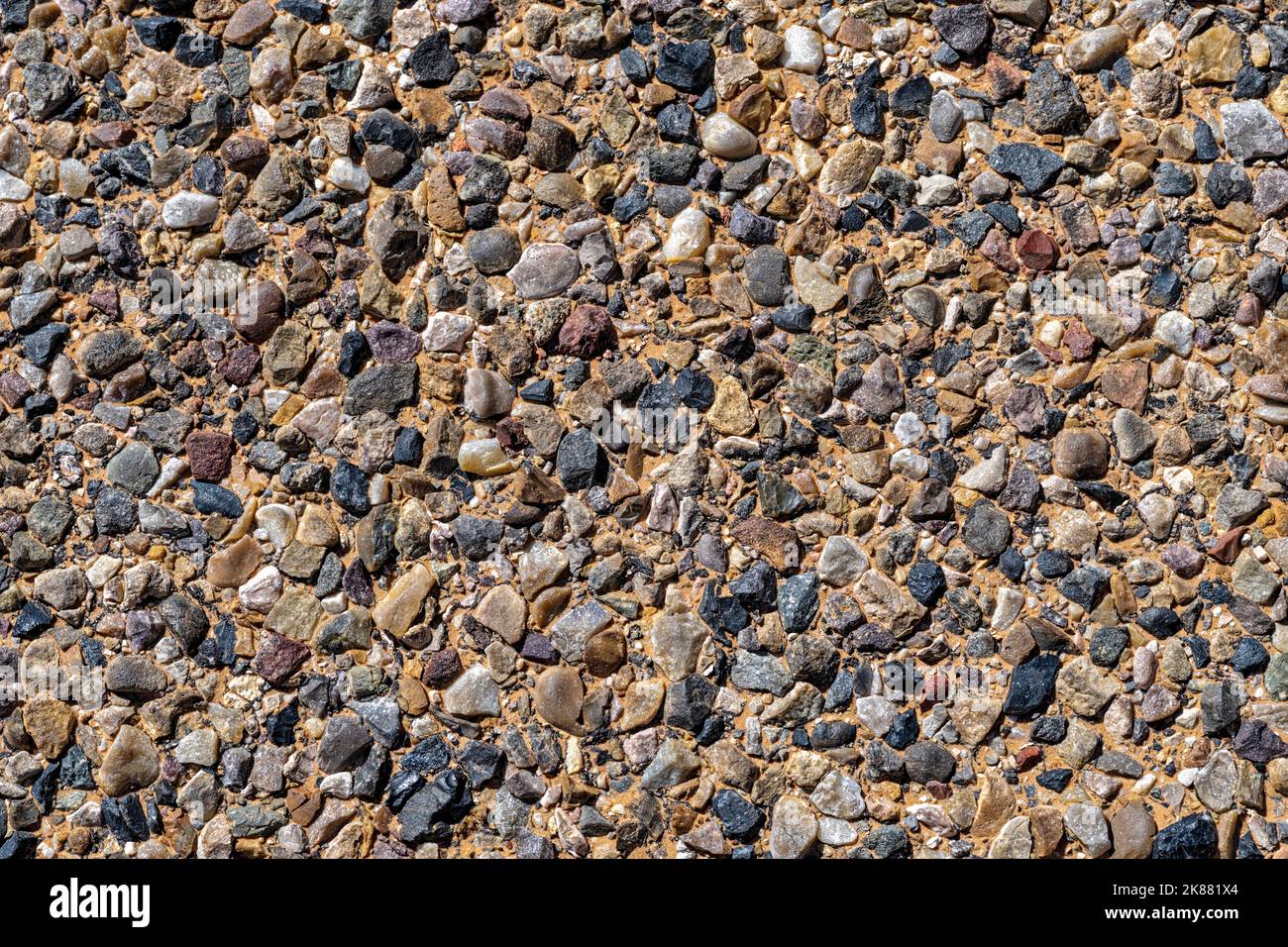 A close up view of the stone surface of Burr Trail Road in the Grand ...