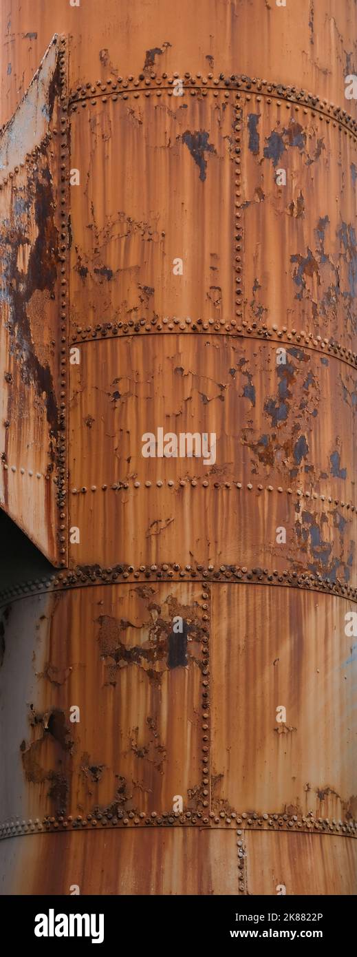 Peeling paint rust rivets texture hi-res stock photography and images ...
