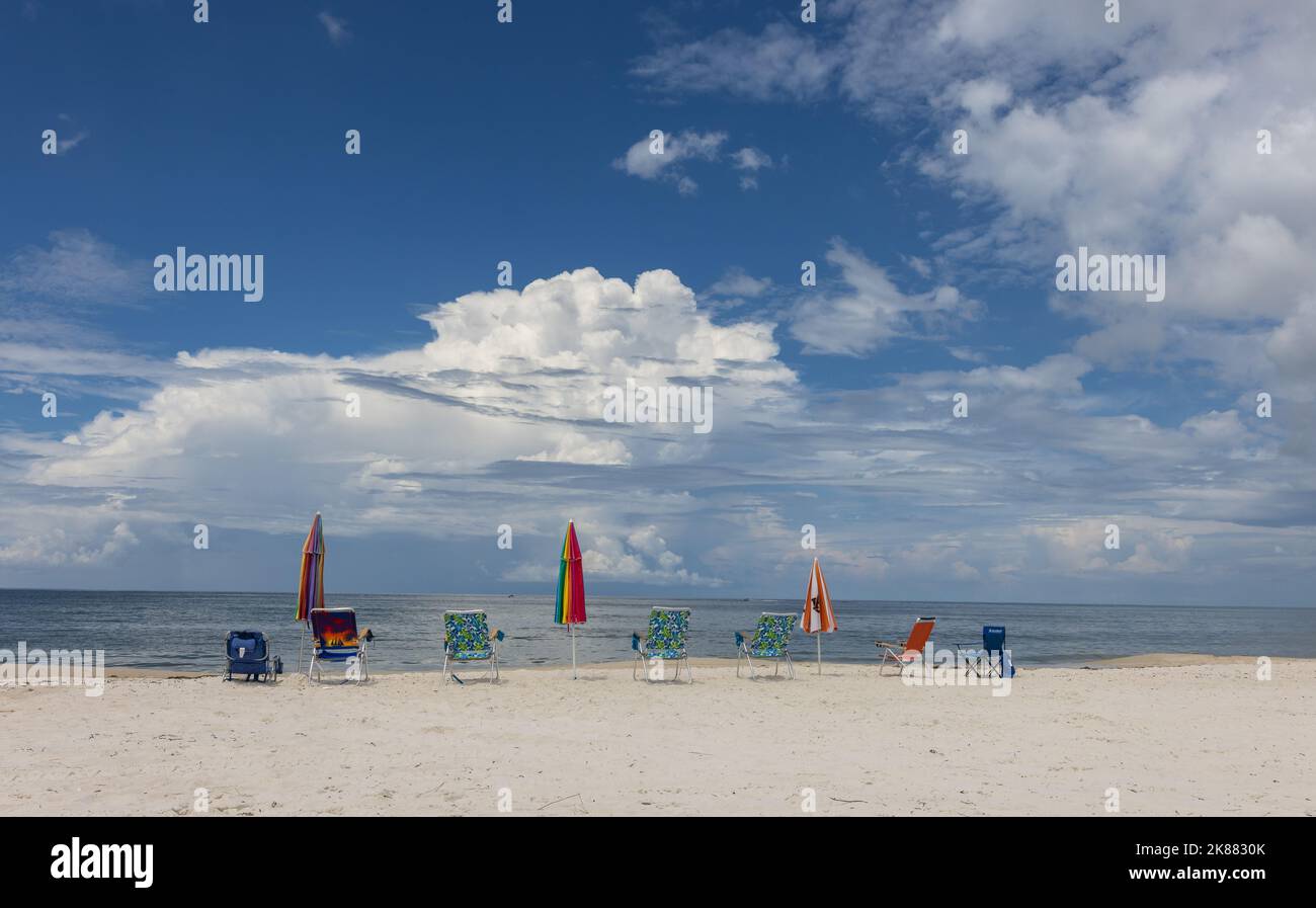 A beautiful bright sunny day at the beach Stock Photo - Alamy