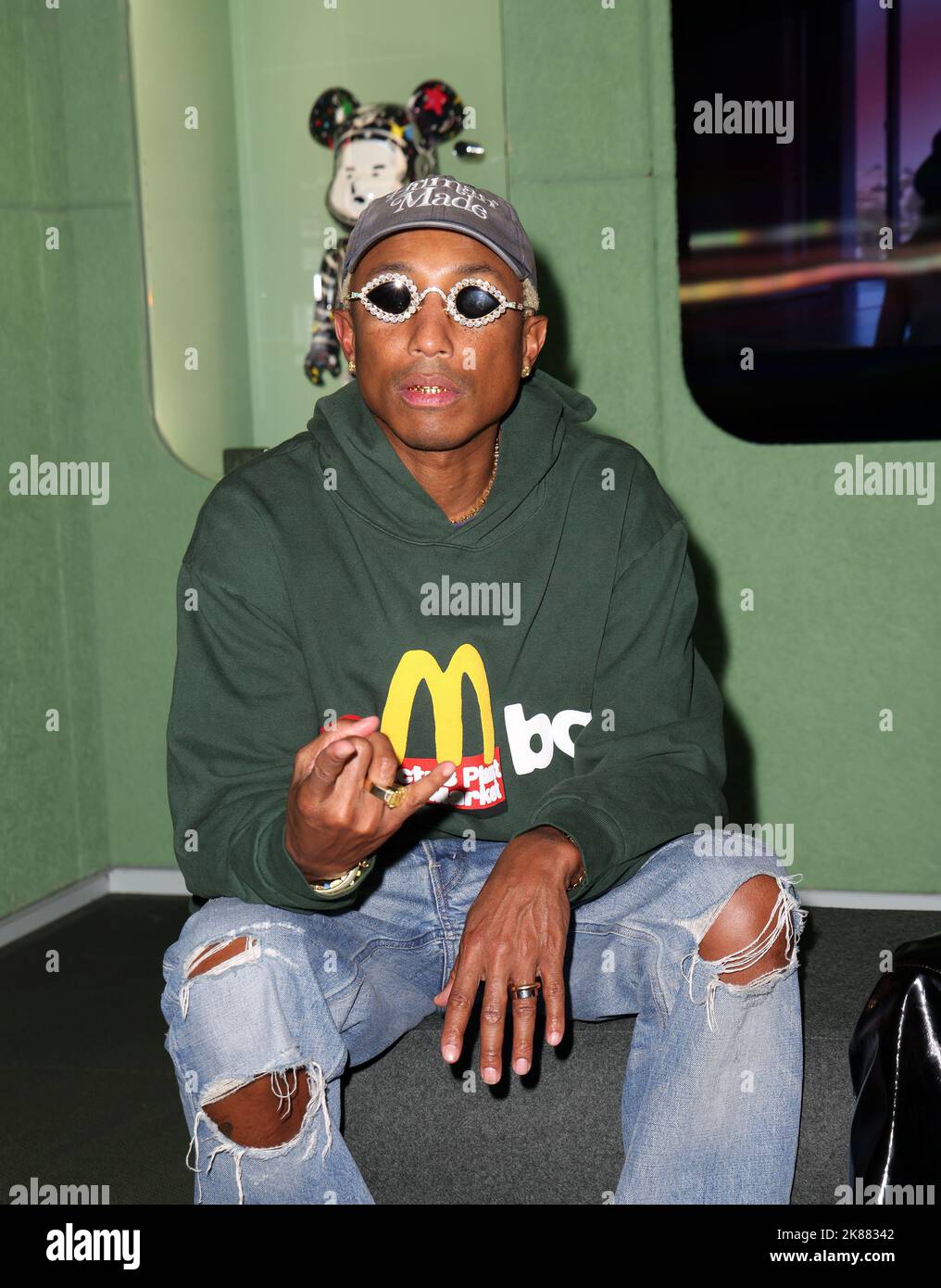 MIAMI, FL - OCTOBER 20: Pharrell Williams attends the BBC Ice Cream ...