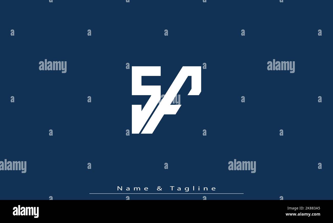 Alphabet letters Initials Monogram logo SF , FS Stock Vector Image ...