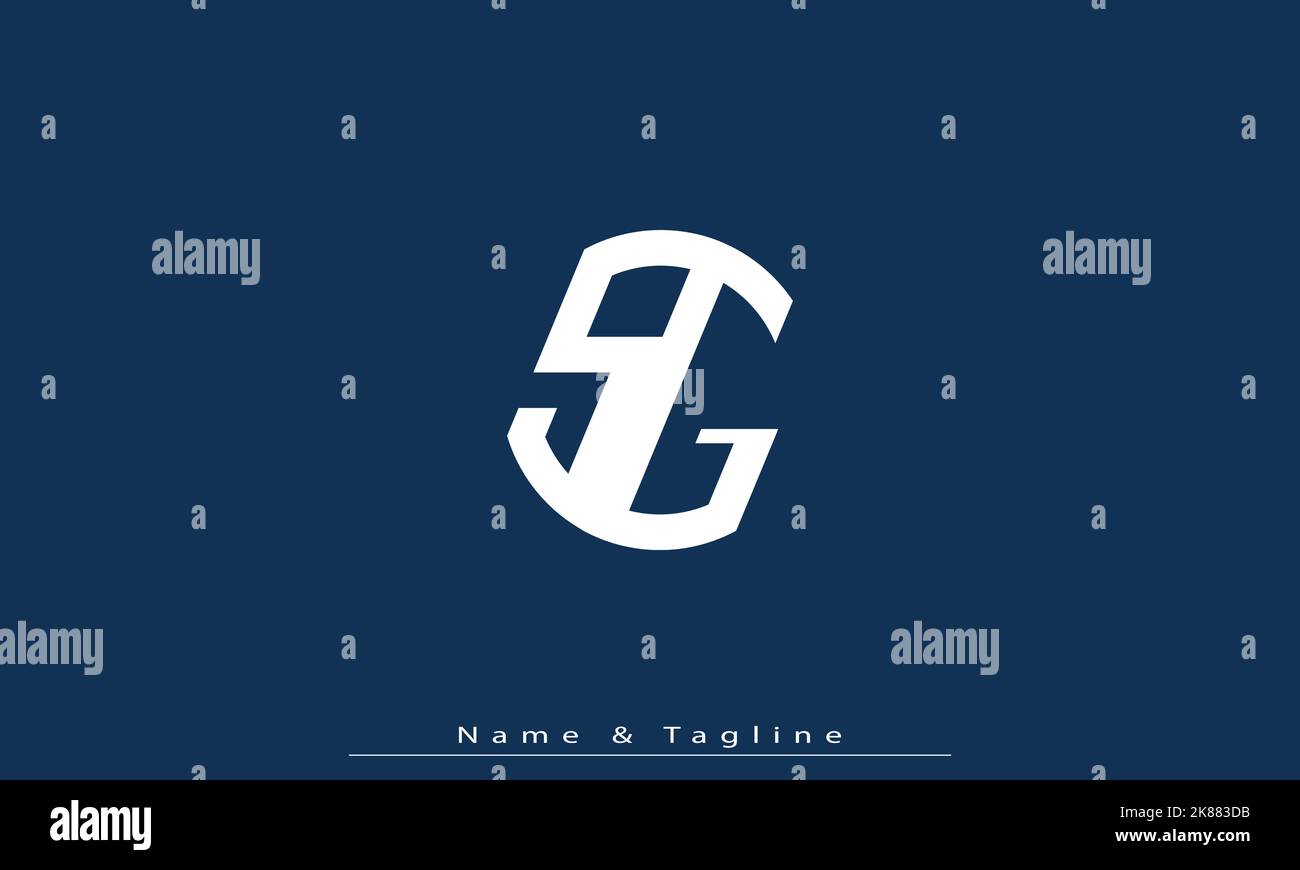 Alphabet letters Initials Monogram logo SG , GS Stock Vector Image & Art - Alamy