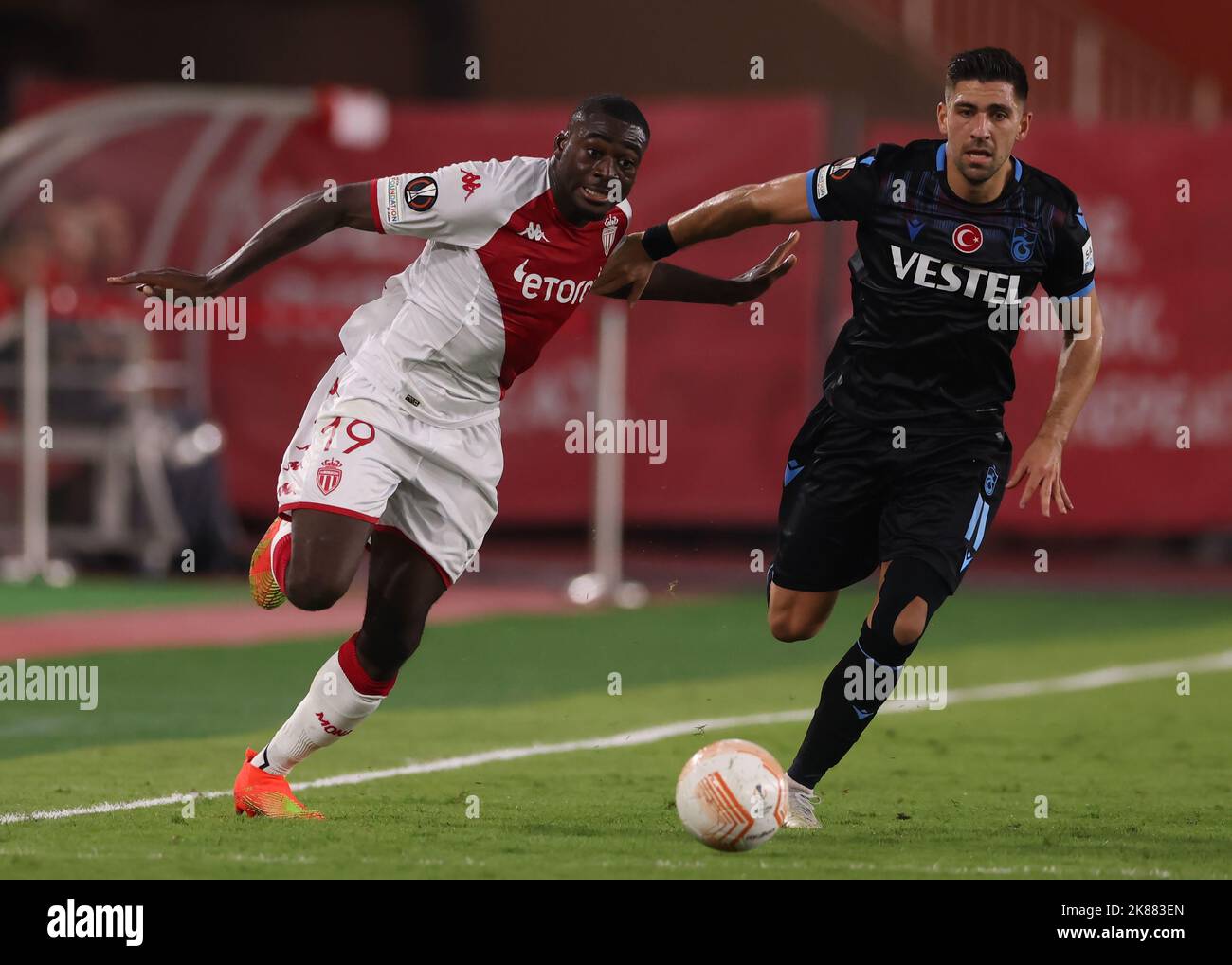 Monaco, Monaco, 6th October 2022. Anastasios Bakasetas of Trabzonspor ...