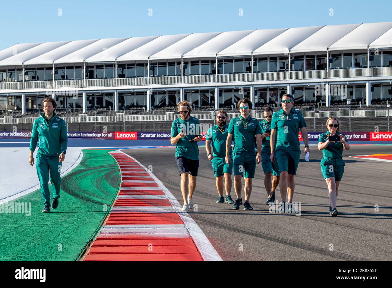 Austin, Texas, United States, 21st Oct 2022, Sebastian Vettel, from ...