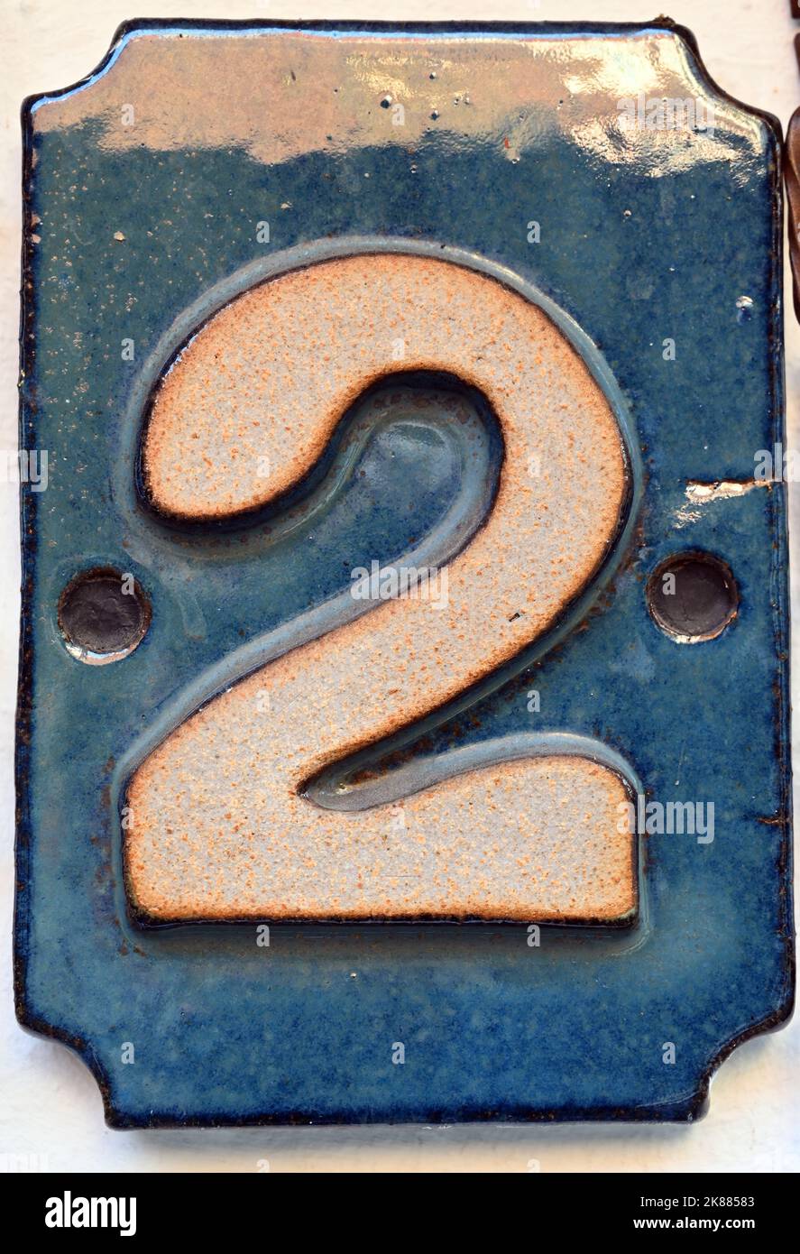 House number 2 sign hi-res stock photography and images - Alamy