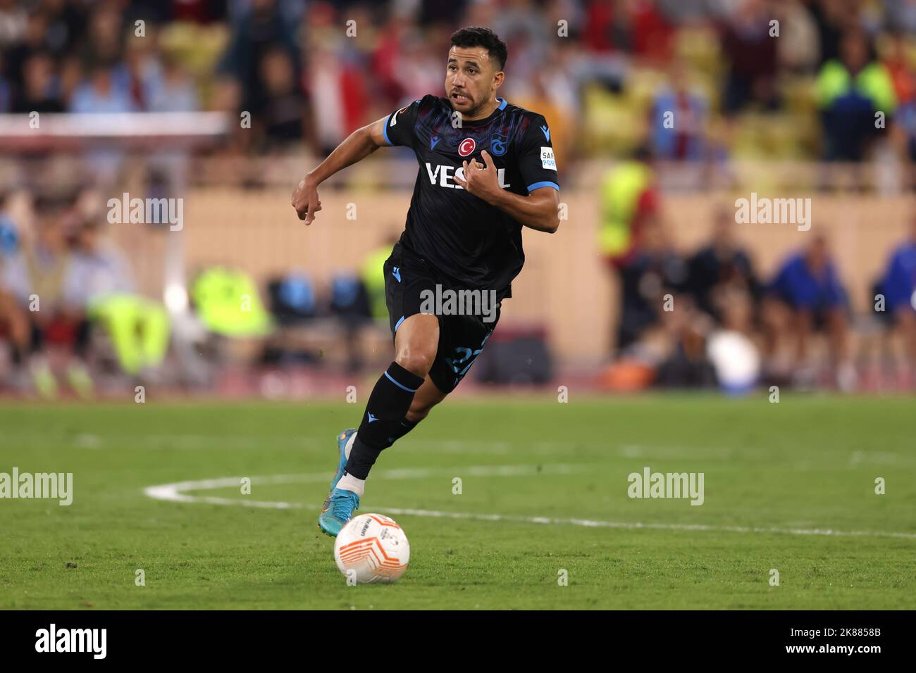 Monaco, Monaco, 6th October 2022. Trezeguet of Trabzonspor during the ...