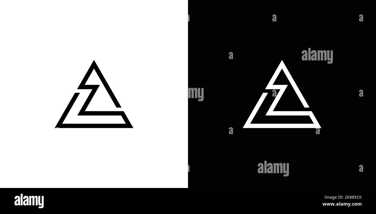 Cool and modern AZ logo design Stock Vector Image & Art - Alamy