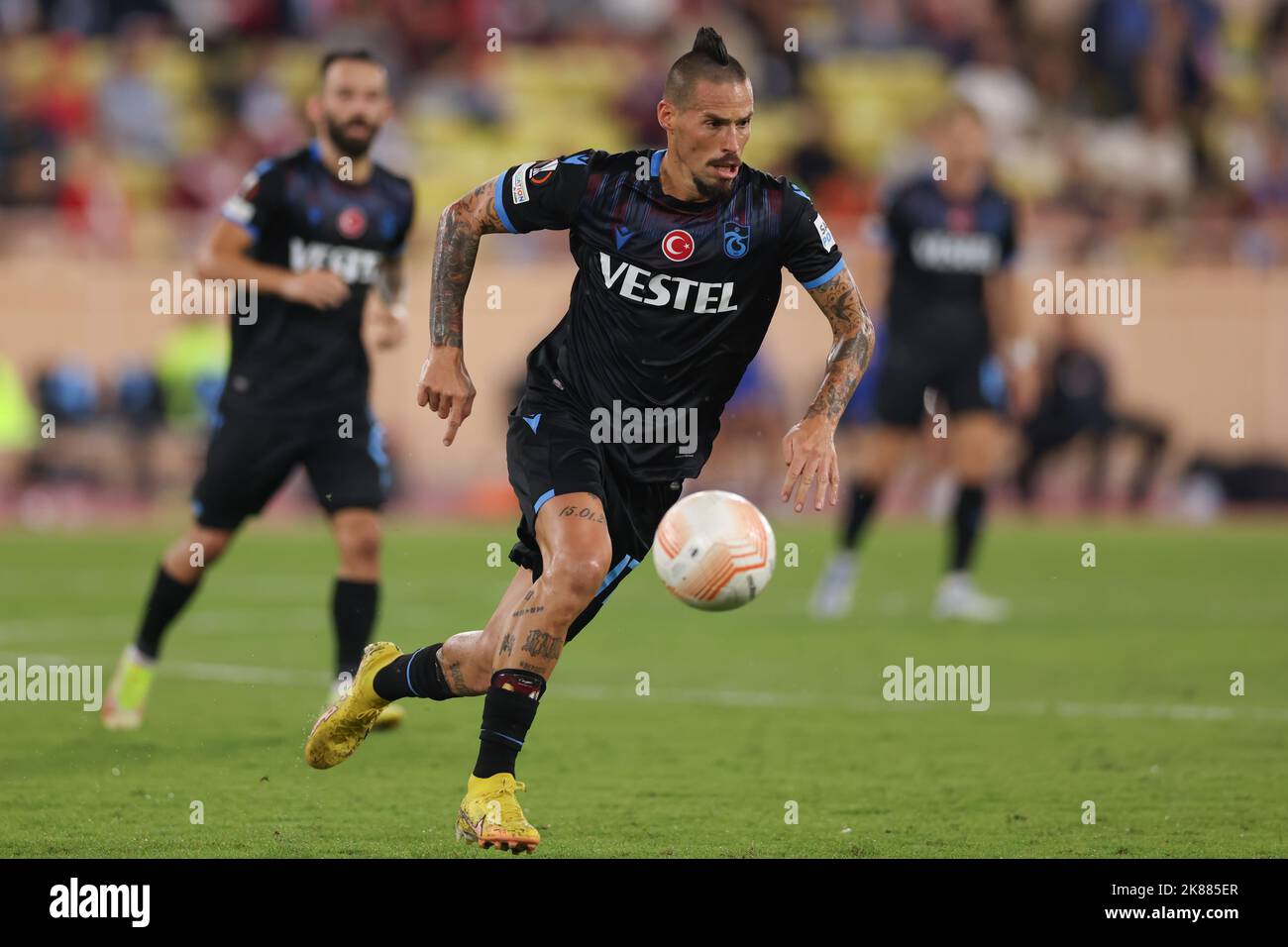 Monaco, Monaco, 6th October 2022. Marek Hamsik of Trabzonspor during ...