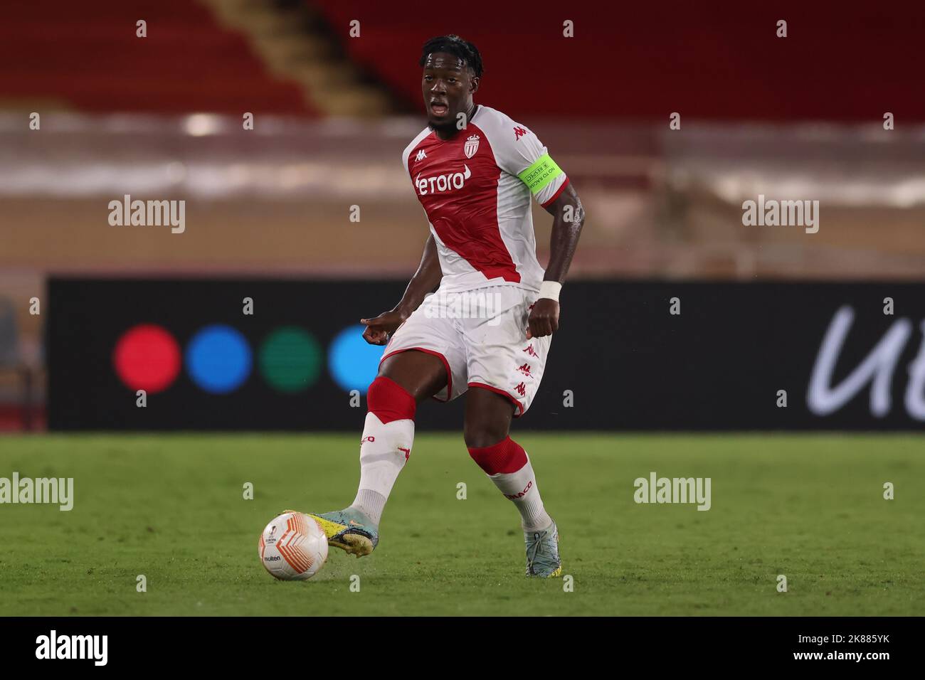 Monaco, Monaco, 6th October 2022. Axel Disasi of AS Monaco during the ...